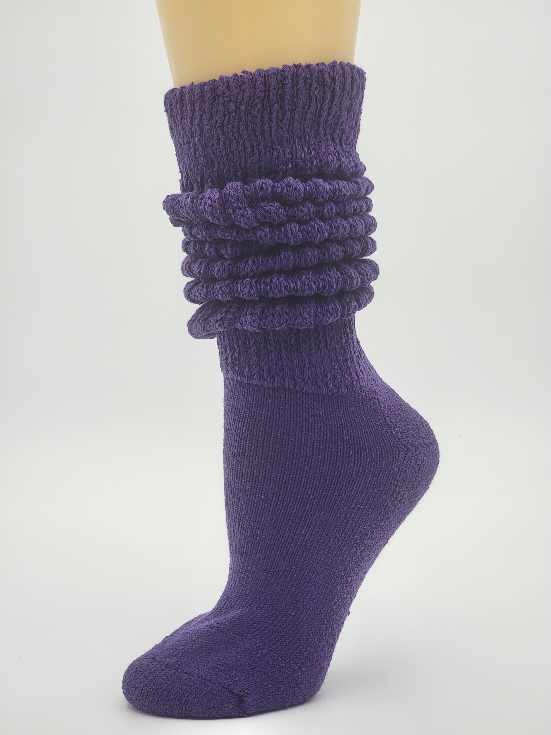 Deep Purple Heavy XL Length Slouch Sock (9-11) – Peavey Hosiery